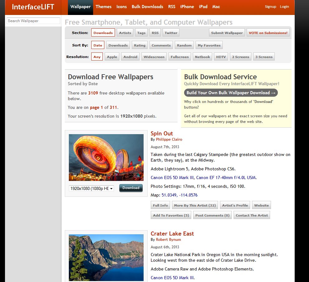 InterfaceLIFT: App Reviews, Features, Pricing & Download | AlternativeTo