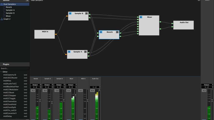 Kushview Element: Connect, mix, and map all your 3rd party AU, VST, and VST3 plugins with or ...