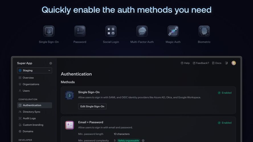 AuthKit: Radix-powered open source authentication UI built for effortless customizations ...