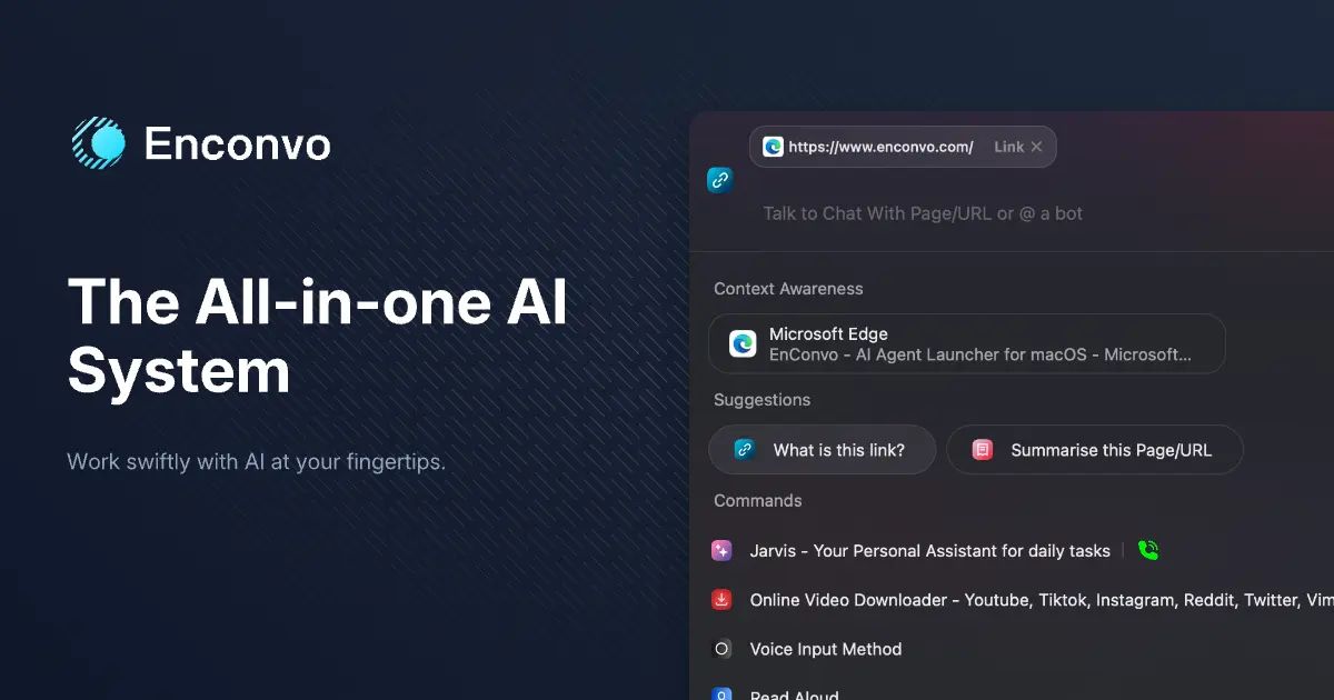 EnConvo Alternatives - Explore Similar Software | AlternativeTo