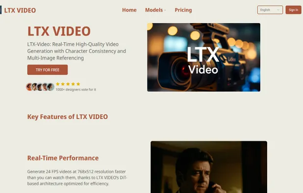 LTX Video: A cutting-edge DiT-based video generation model that offers real-time | AlternativeTo