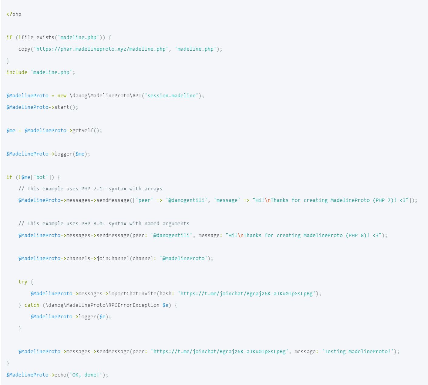 MadelineProto Alternatives and Similar Sites & Apps | AlternativeTo