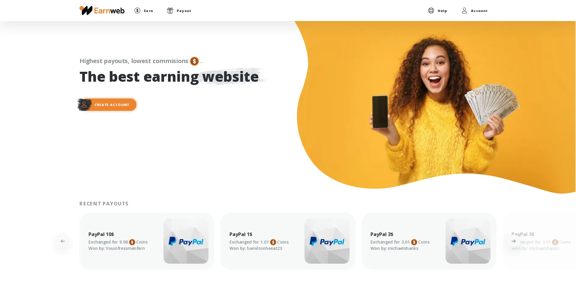 Earnweb: Com is a platform where you can earn money by completing ...