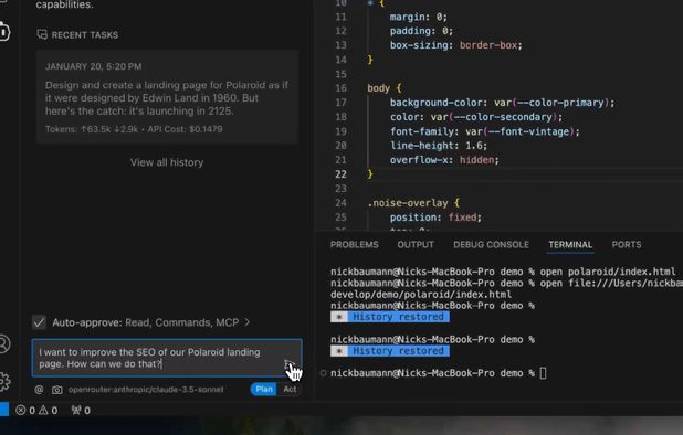 Cline: Autonomous coding agent right in your IDE, capable of creating/editing files | AlternativeTo