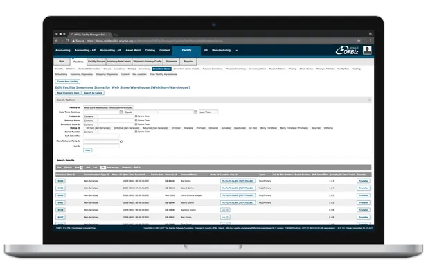 Apache OFBiz: Provides includes a framework and business solutions for ERP, CRM , E-Business ...
