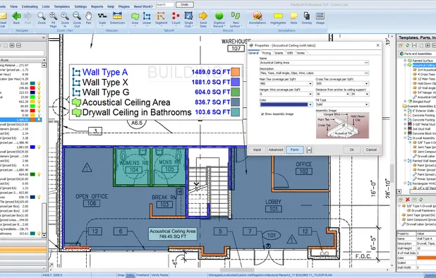 PlanSwift: Popular software for 2D and 3D quantity takeoffs, known for ...