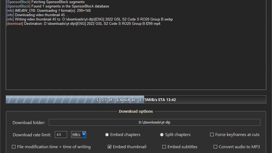 ytdlp-interface: Windows graphical interface for yt-dlp, designed as a simple YouTube downloader ...