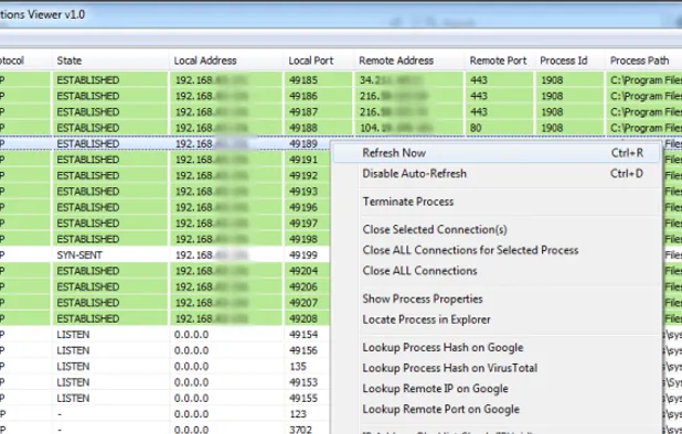 TCPView Alternatives and Similar Software | AlternativeTo