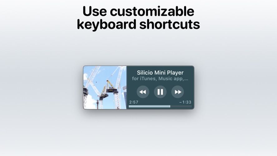 Silicio Mini Player: Desktop music controller that integrates with ...