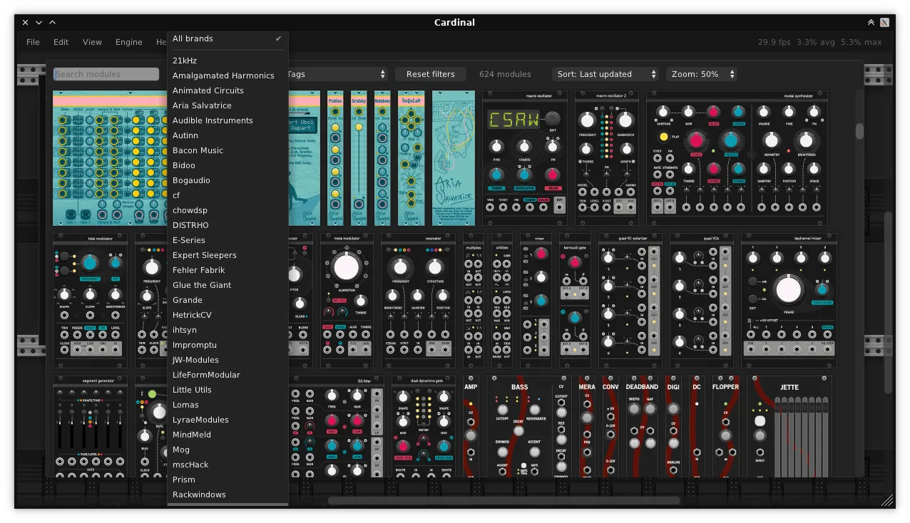 DISTRHO Cardinal: Open-source virtual modular synthesizer plugin ...
