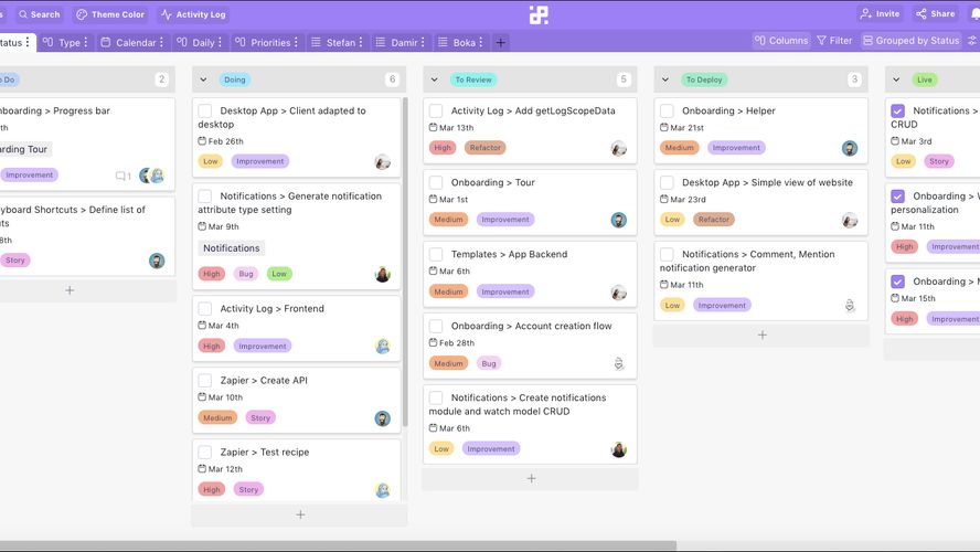 Infinity: All-in-one project management platform where you can organize ...