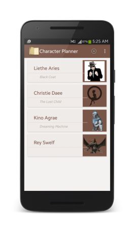 Character Story Planner: Novel planning app with focus on characters ...