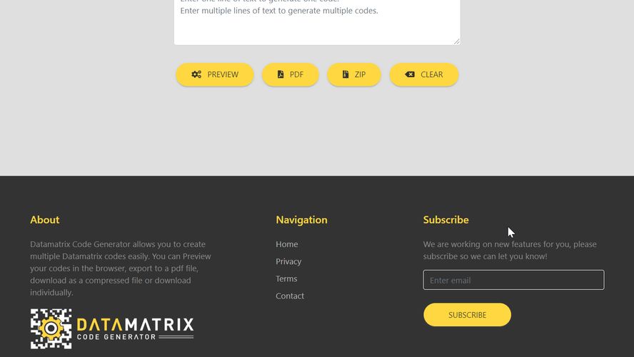 Datamatrix Code Generator: Allows you to create multiple Datamatrix ...