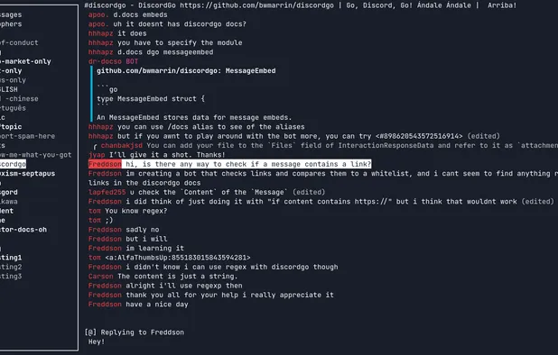 Discordo: Lightweight, feature-rich Discord terminal client | AlternativeTo