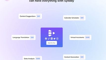 Syllaby: AI-driven solution designed to simplify the process of creating viral social ...