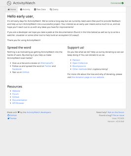 ActivityWatch: Track how you spend time on your devices. | AlternativeTo