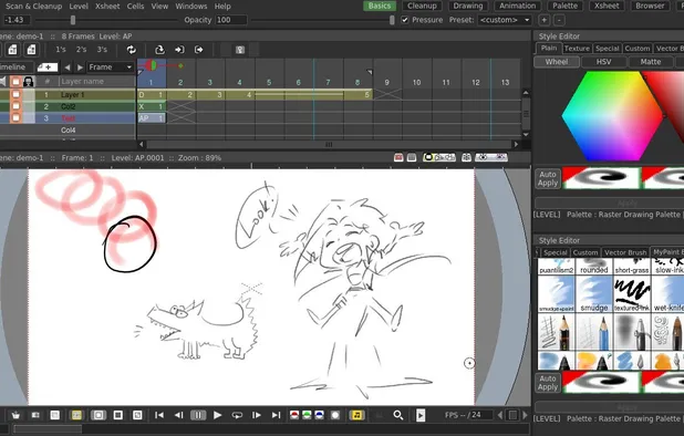 OpenToonz (Morevna Edition): Free and open-source 2D animation software ...