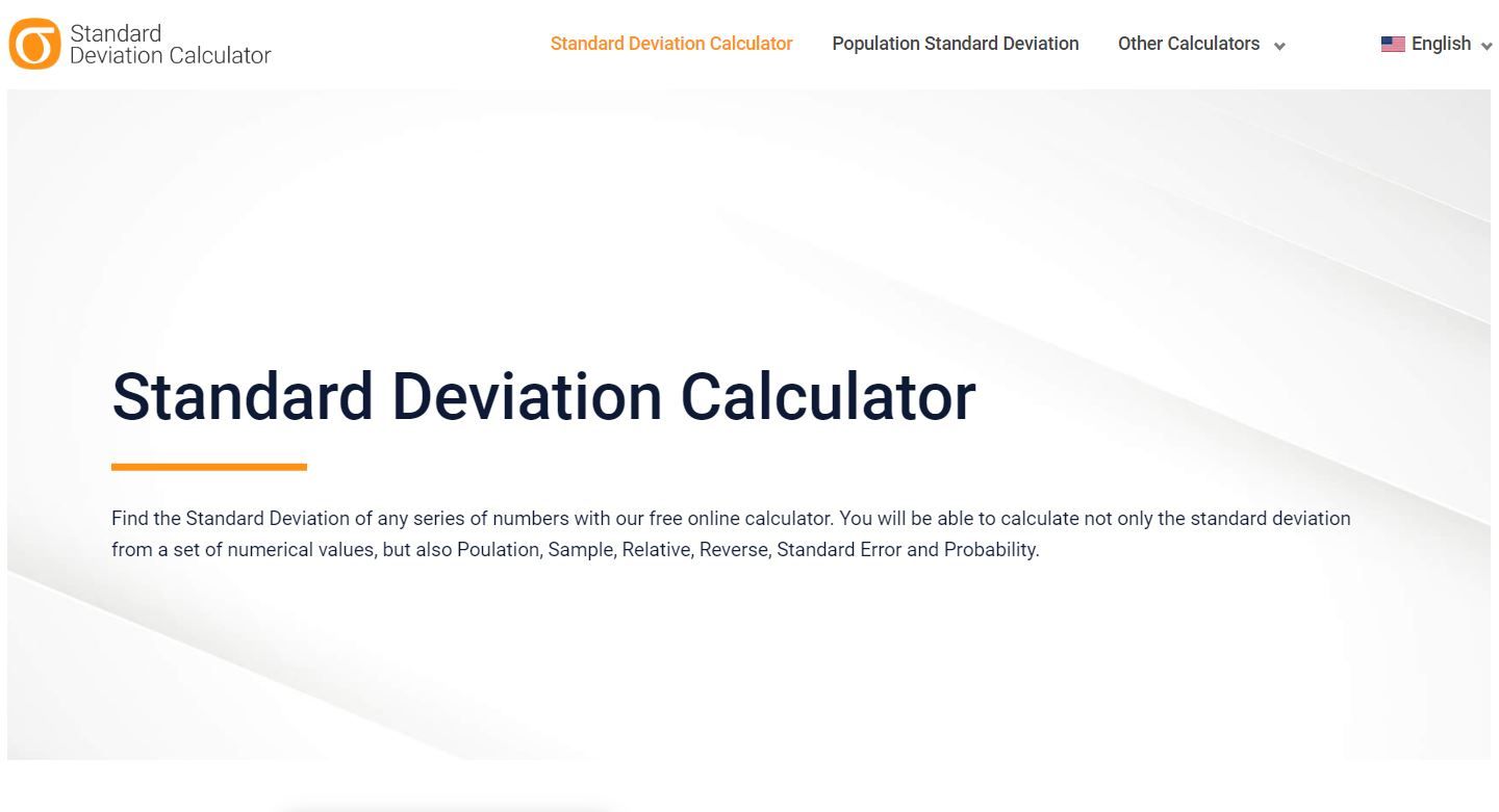 Standard Deviation Calculator Alternatives: Top 10 Calculators ...