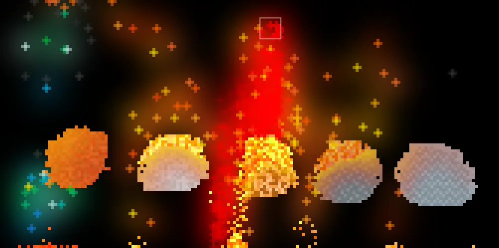 Sandboxels: In-browser falling sand simulation game, with mechanics ...