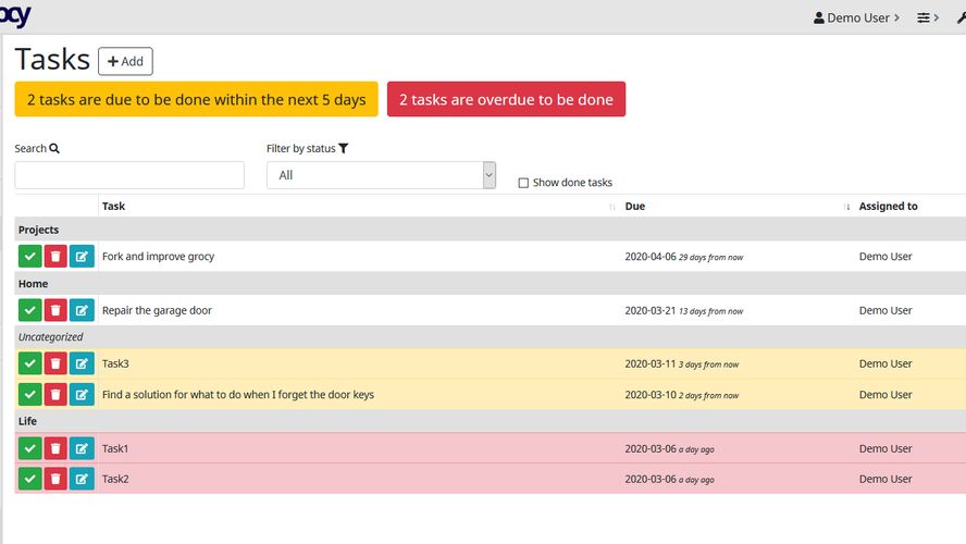 Grocy: Web-based self-hosted groceries & household management solution ...