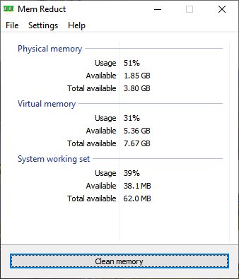 Mem Reduct: Lightweight real-time memory management application to ...