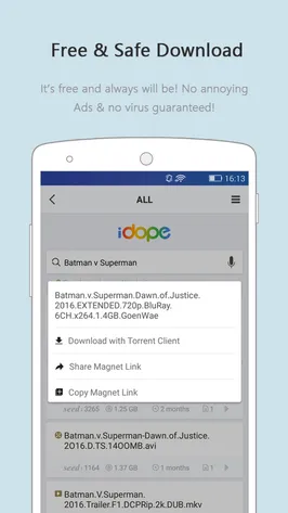 iDope: Torrent search engine for both PC & Android | AlternativeTo