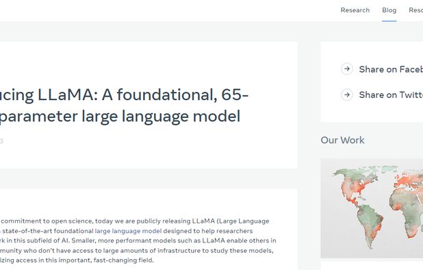 Meta Llama: Meta's group of large language models | AlternativeTo