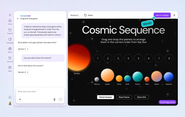 Canva Code: No-code interactive widget creation within Canva ...