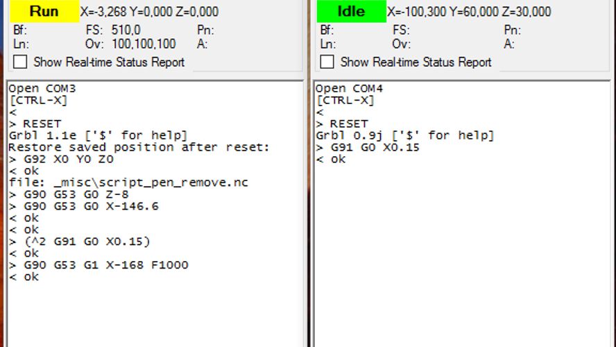 GRBL- Plotter: A GCode sender (not only for lasers or plotters) for up to two GRBL controller ...