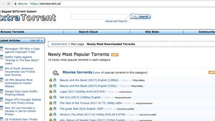 ExtraTorrent: Cc is the biggest bittorrent system | AlternativeTo