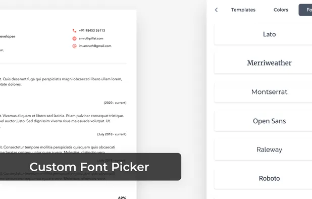 Reactive Resume: Minimalistic and straightforward resume builder that ...
