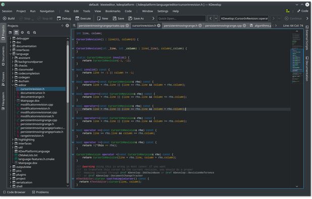Kdevelop A Cross Platform Ide For C C Python Qmljavascript And Php Alternativeto 3558