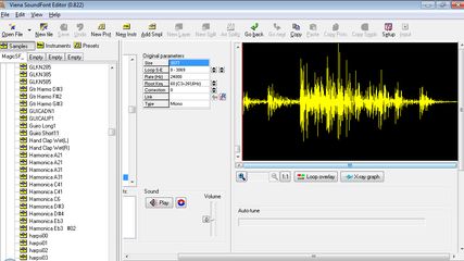 Viena: A soundfont editor which can create and edit SF2 files ...