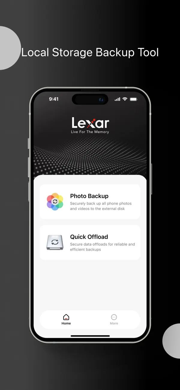 Lexar: App is your professional file backup solution, designed for fast ...