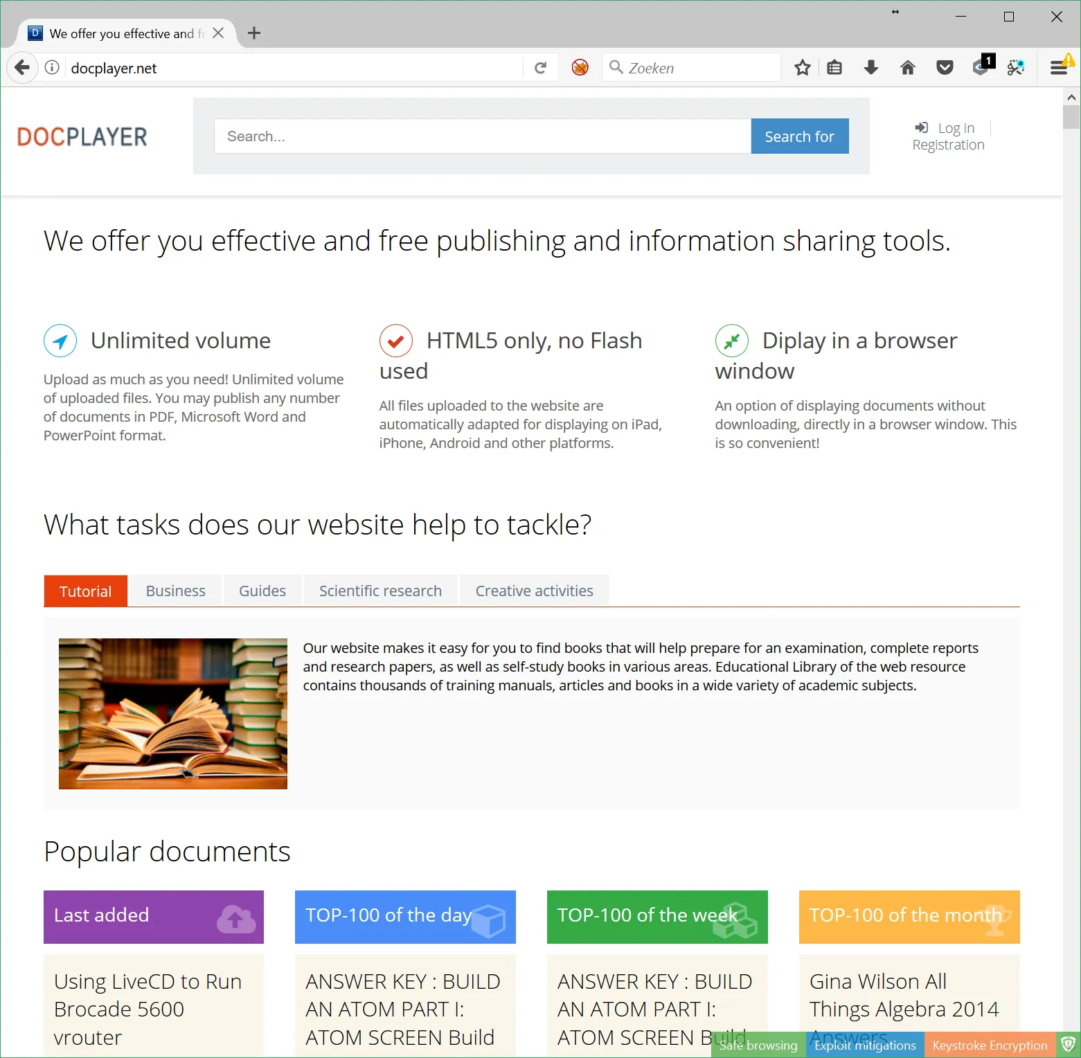 DocPlayer: Offer you effective and free publishing and information sharing tools | AlternativeTo
