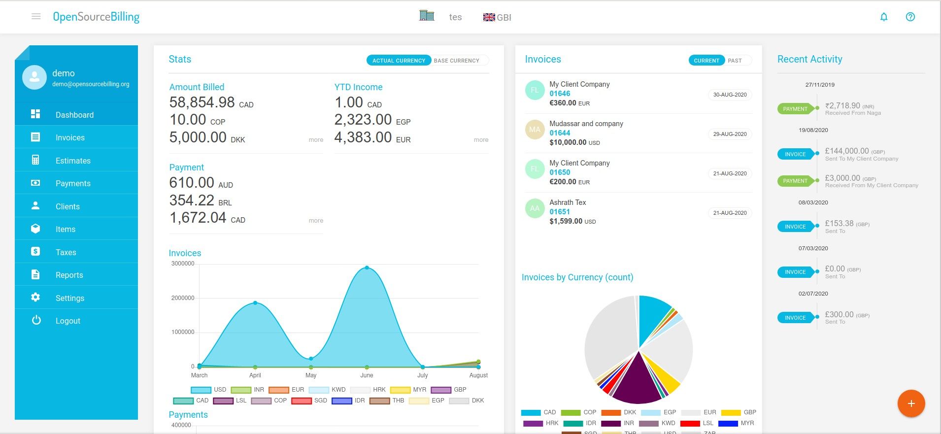OpenSourceBilling: (OSB) is a super simple way to create and send ...