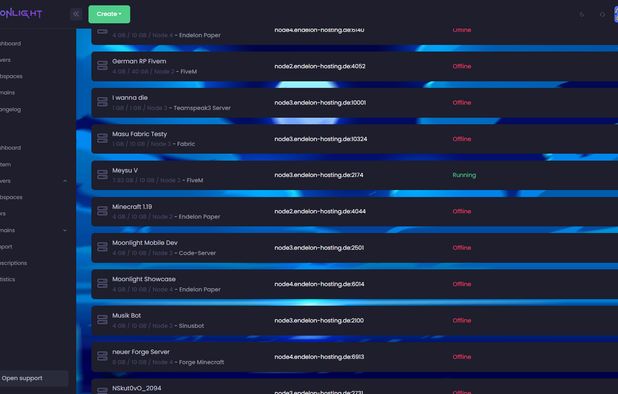 Moonlight Panel: The next generation hosting panel | AlternativeTo
