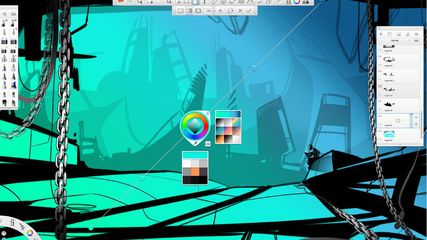 SketchBook: Drawing software featuring an unobtrusive user interface ...