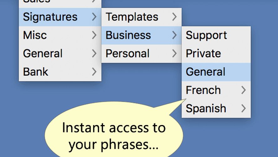 PhraseExpress: Autotext text expander "PhraseExpress" for Windows, Mac ...