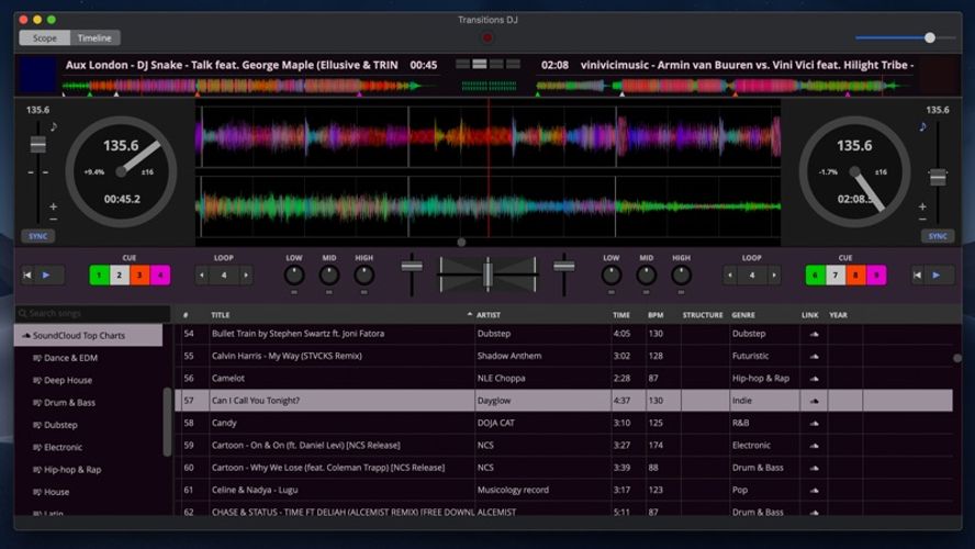 Transitions DJ: Ad-free DJ mixer with all the tools to DJ your next ...