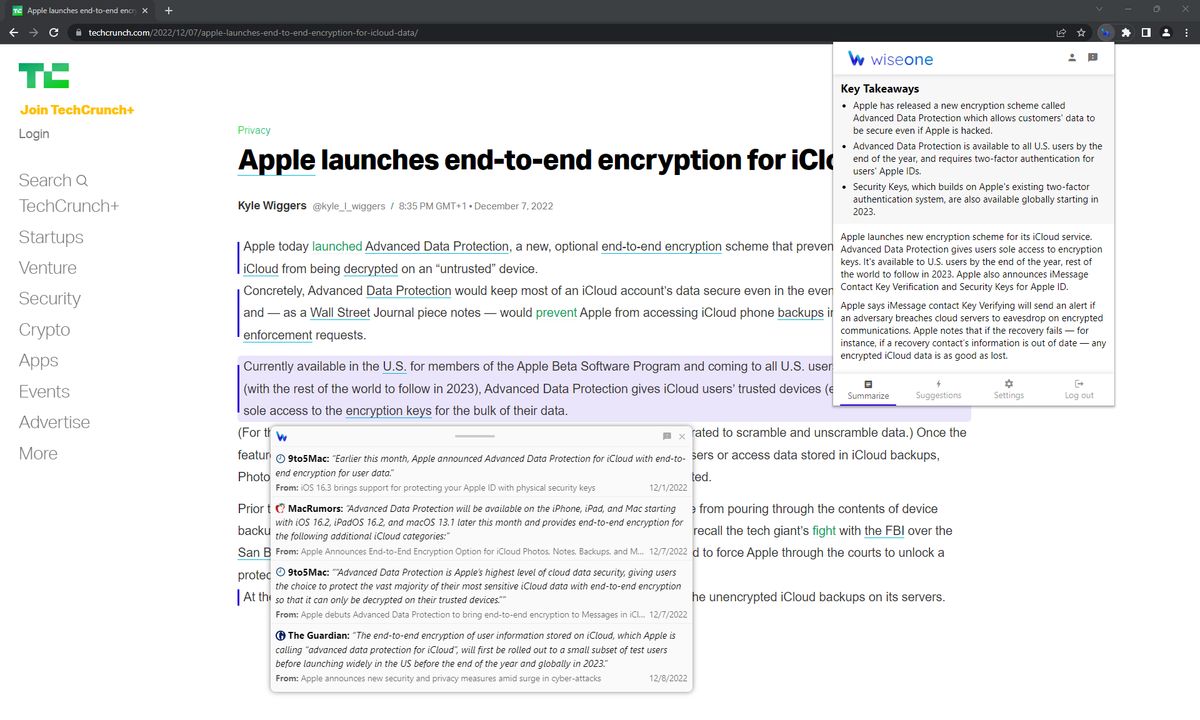 Wiseone Alternatives and Similar Extensions & Add-Ons | AlternativeTo
