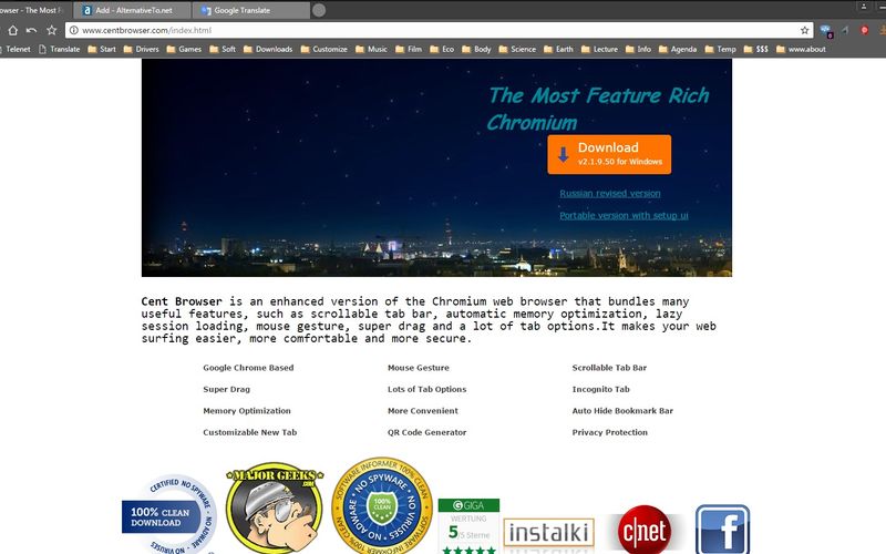 CentBrowser: Reviews, Features, Pricing & Download | AlternativeTo