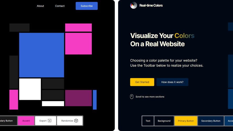 Realtime Colors: Real-time UI Colorpicking Tool. See your favorite ...