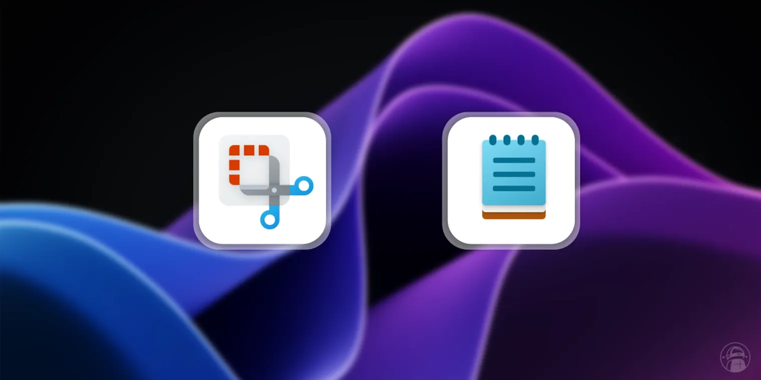Windows updates the Snipping Tool and Notepad app with improved screen ...