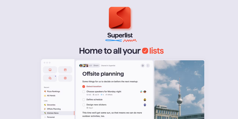Superlist: Intuitive, private by default, and integrated with everything you already use ...