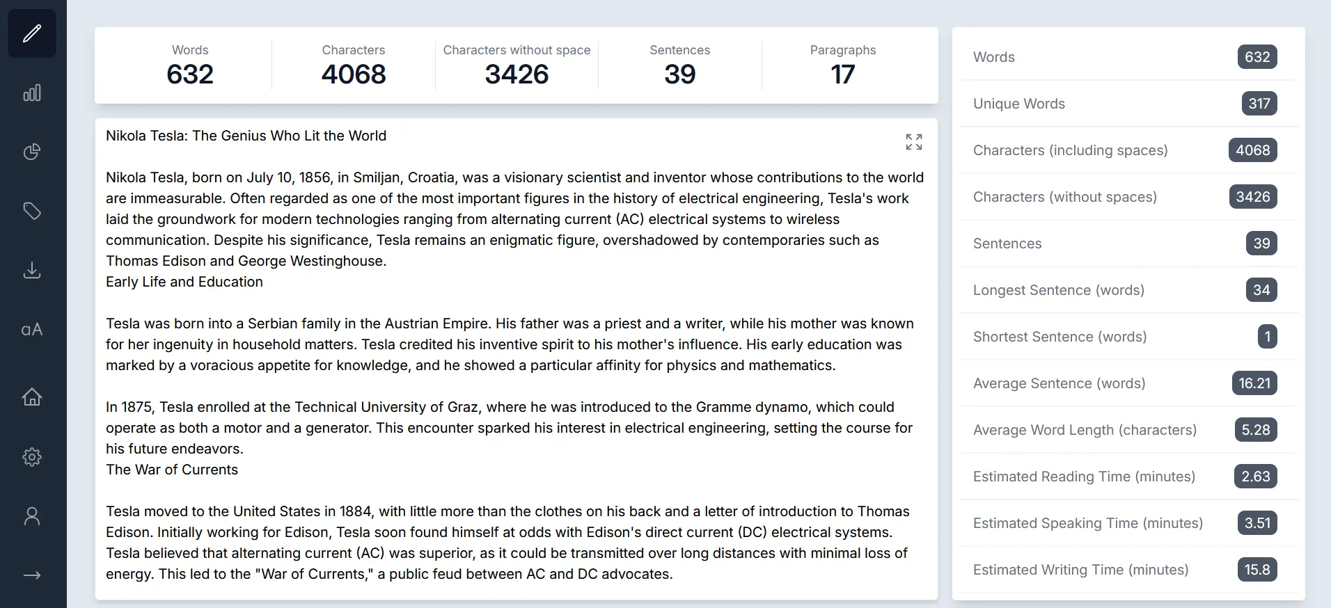 Gorby - Text Analyzer and Word Counter Alternatives and Similar Sites ...
