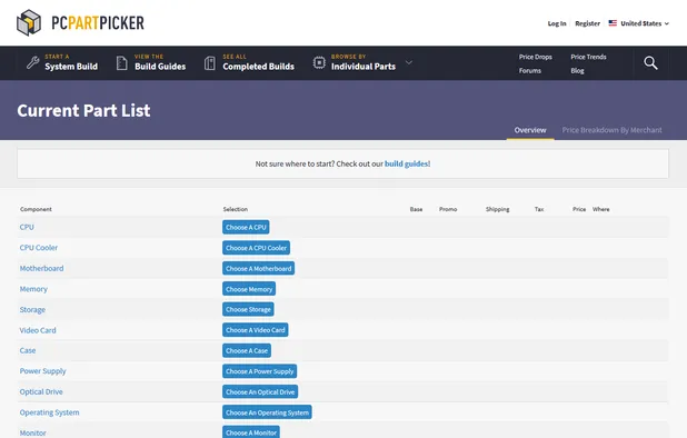 PCPartPicker: Pick Parts. Build Your PC. Compare And Share | AlternativeTo