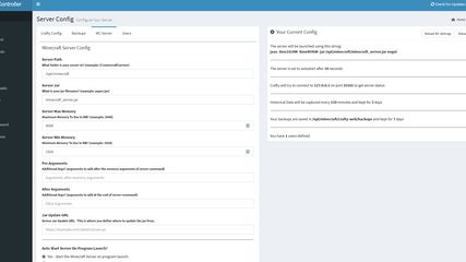 Crafty Controller: Crafty is a wrapper for a Minecraft server which runs in the background ...
