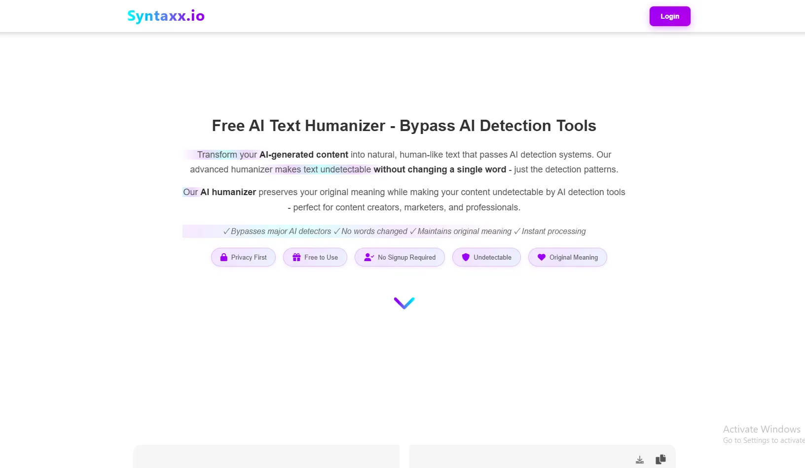 Syntaxx.io: Transform your AI-generated content into natural ...