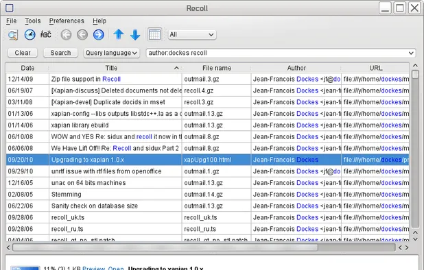 Recoll: Find your documents by their contents | AlternativeTo